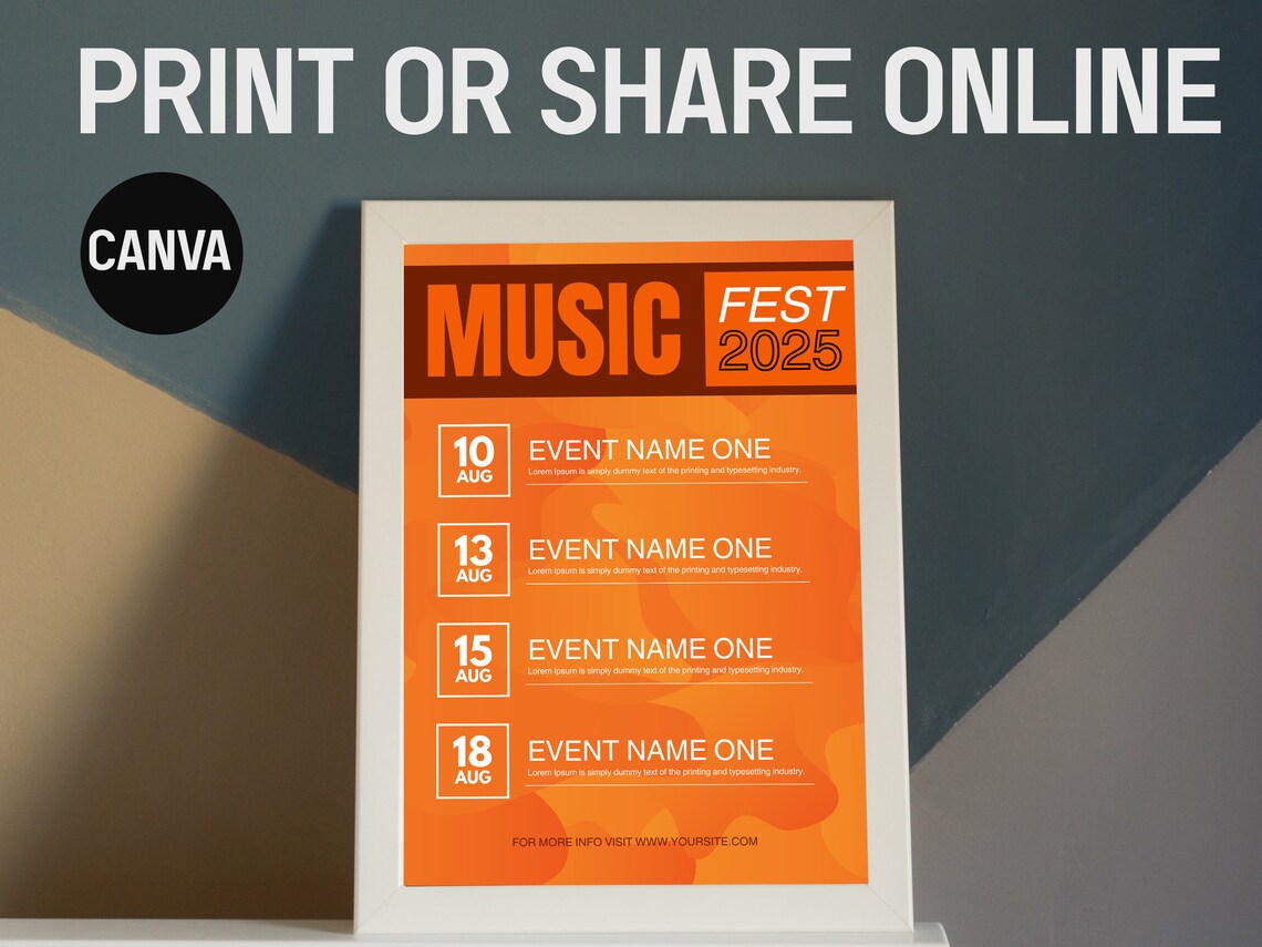 5 Upcoming Events Templates, Upcoming Events Templates Bundle, Business ...