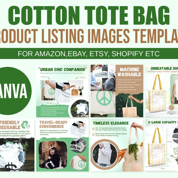 Cotton Tote Bag - Etsy