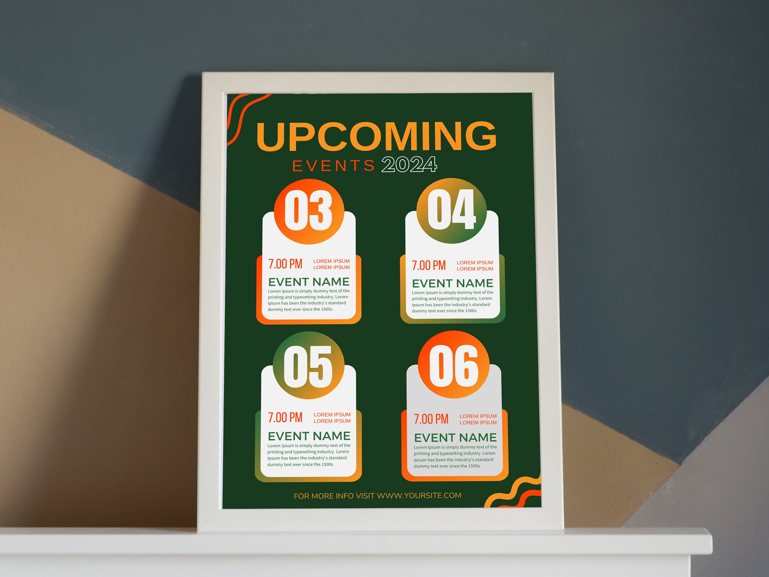 Upcoming Events Templates Bundle: Editable Canva Posters (A4) (digital ...