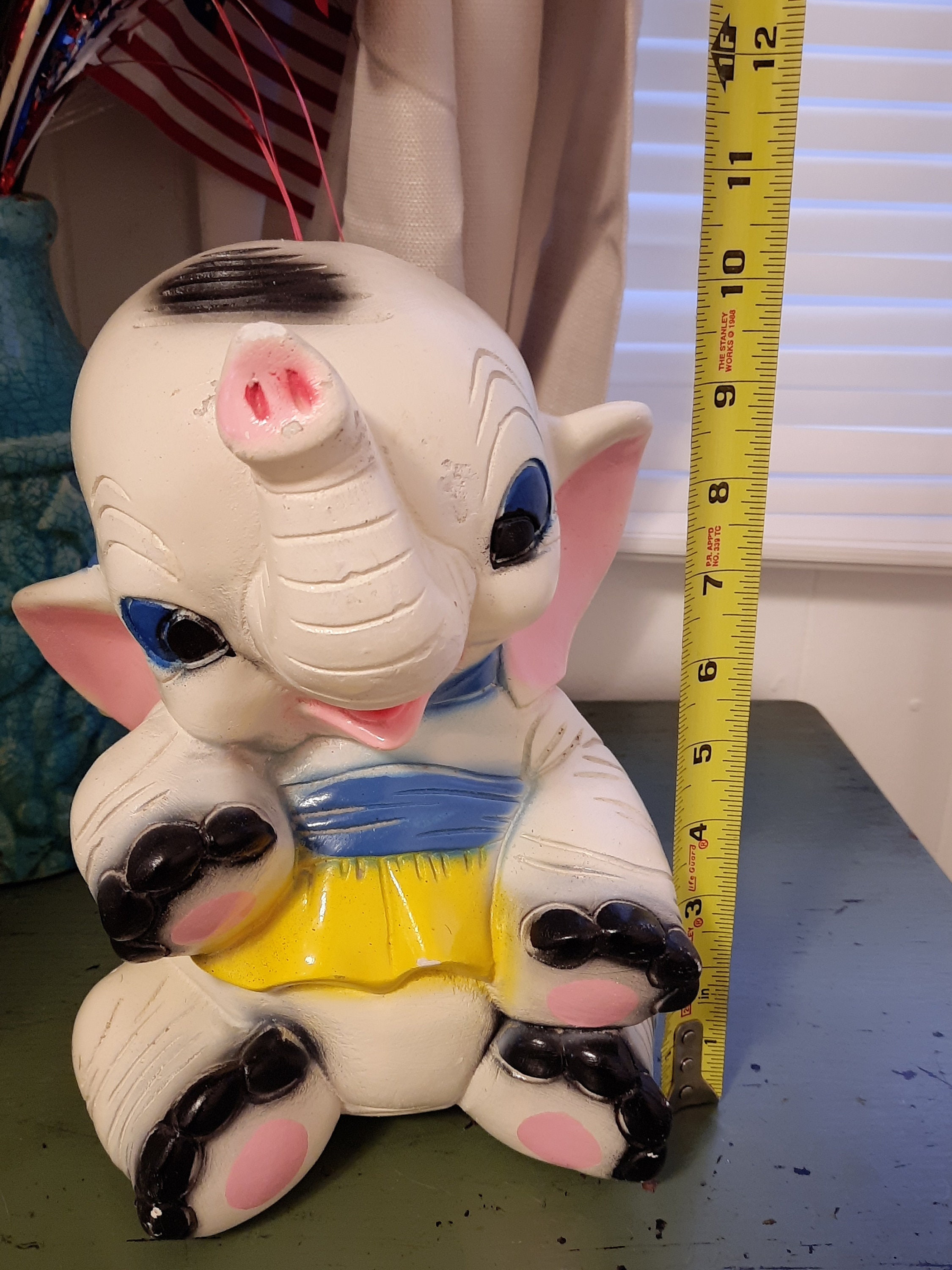 Vintage Elephant Chalkware Dumbo Style Chalkware Bank 50s 60s - Etsy