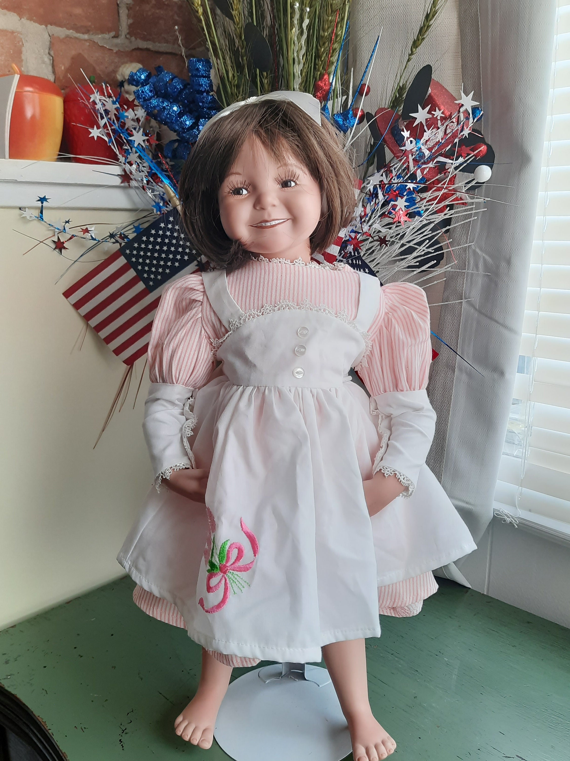 Kayla II Dianna Effner Expressions Porcelain Doll With Cloth Body Great ...