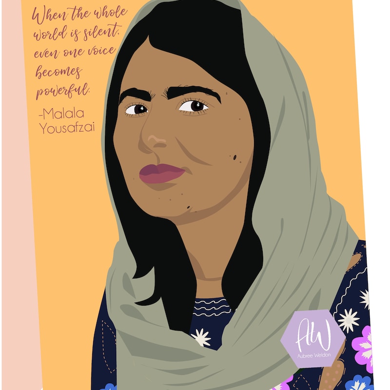 Malala Yousafzai - Etsy