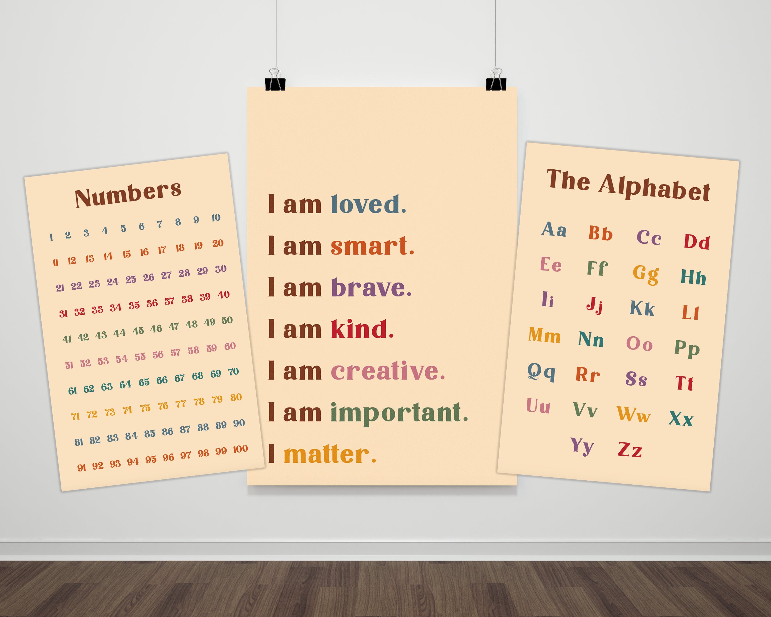 Set of 3 Posters - Classroom Decor - Etsy
