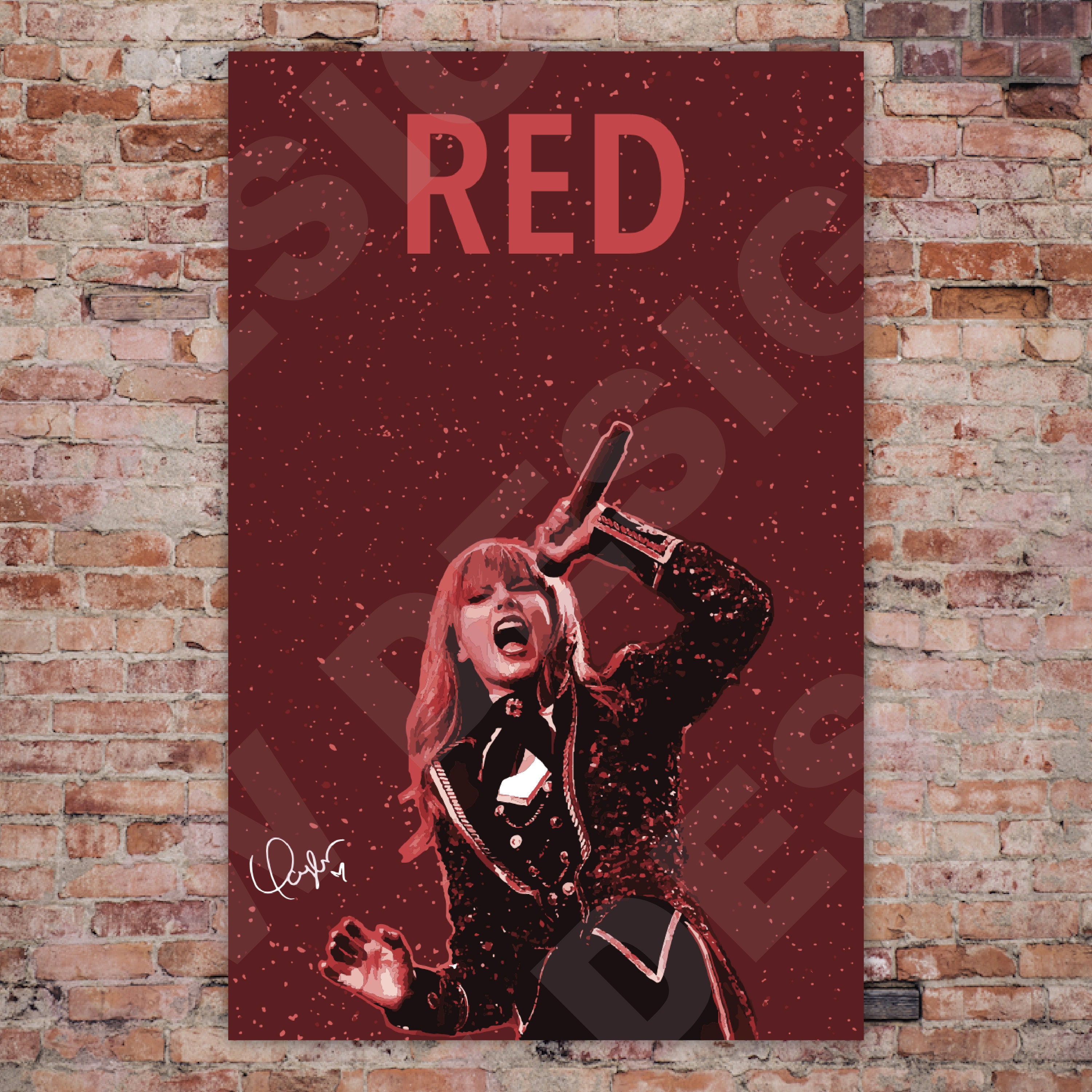Red Poster *DIGITAL DOWNLOAD* - Etsy