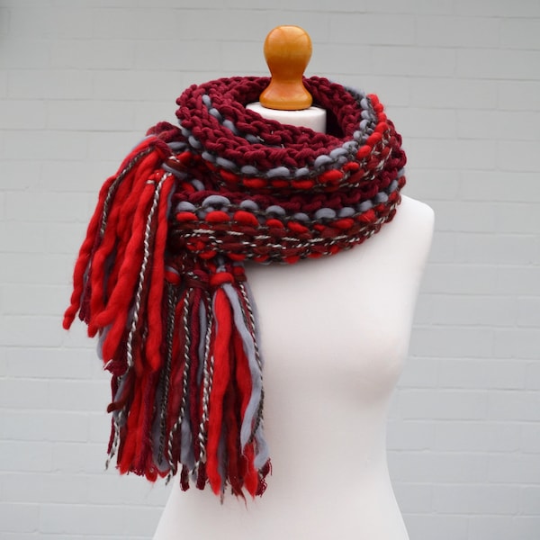 Scarf Chunky Knit - Etsy