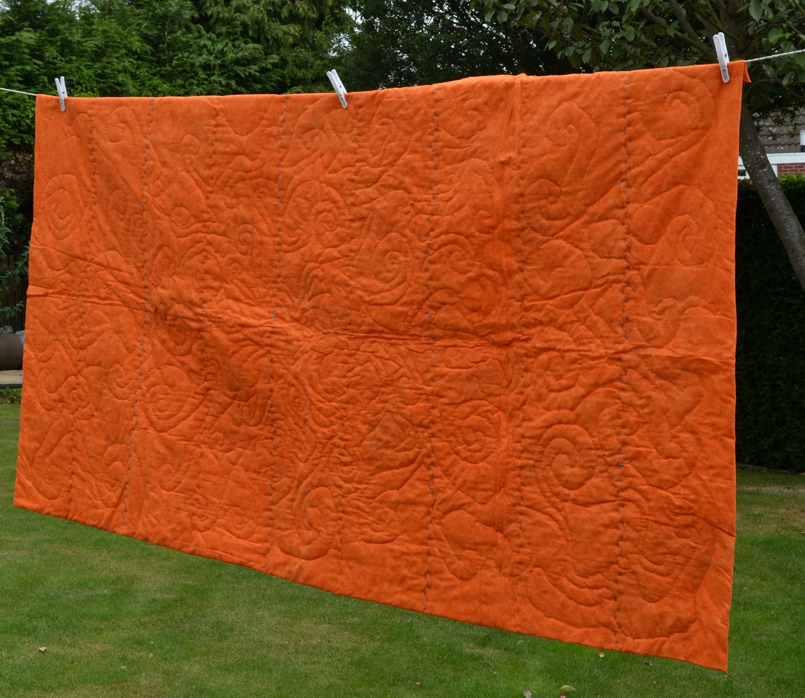 Orange Patchwork Quilt. Orange Multi Bed Throw. Vibrant Orange - Etsy UK
