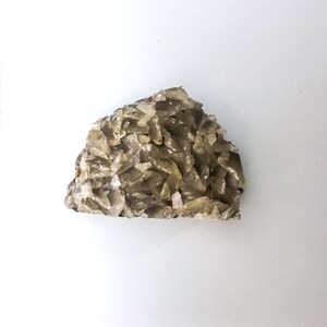 Dogtooth Calcite Cluster Gray Green Rock With Pyrite, Large Calcite ...