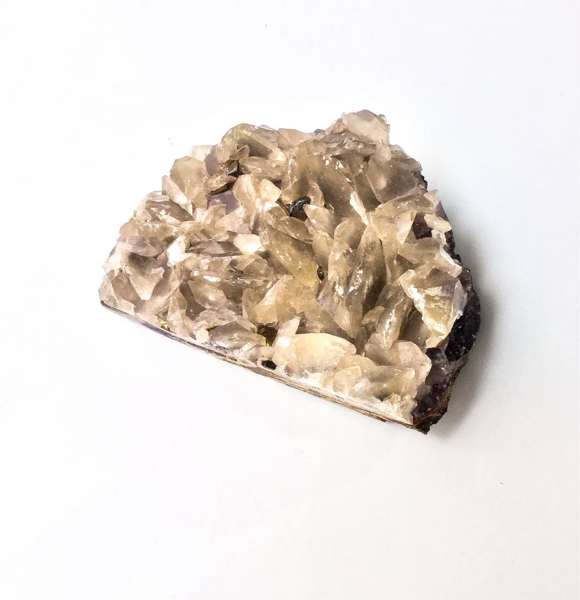 Dogtooth Calcite Cluster Gray Green Rock With Pyrite Large - Etsy
