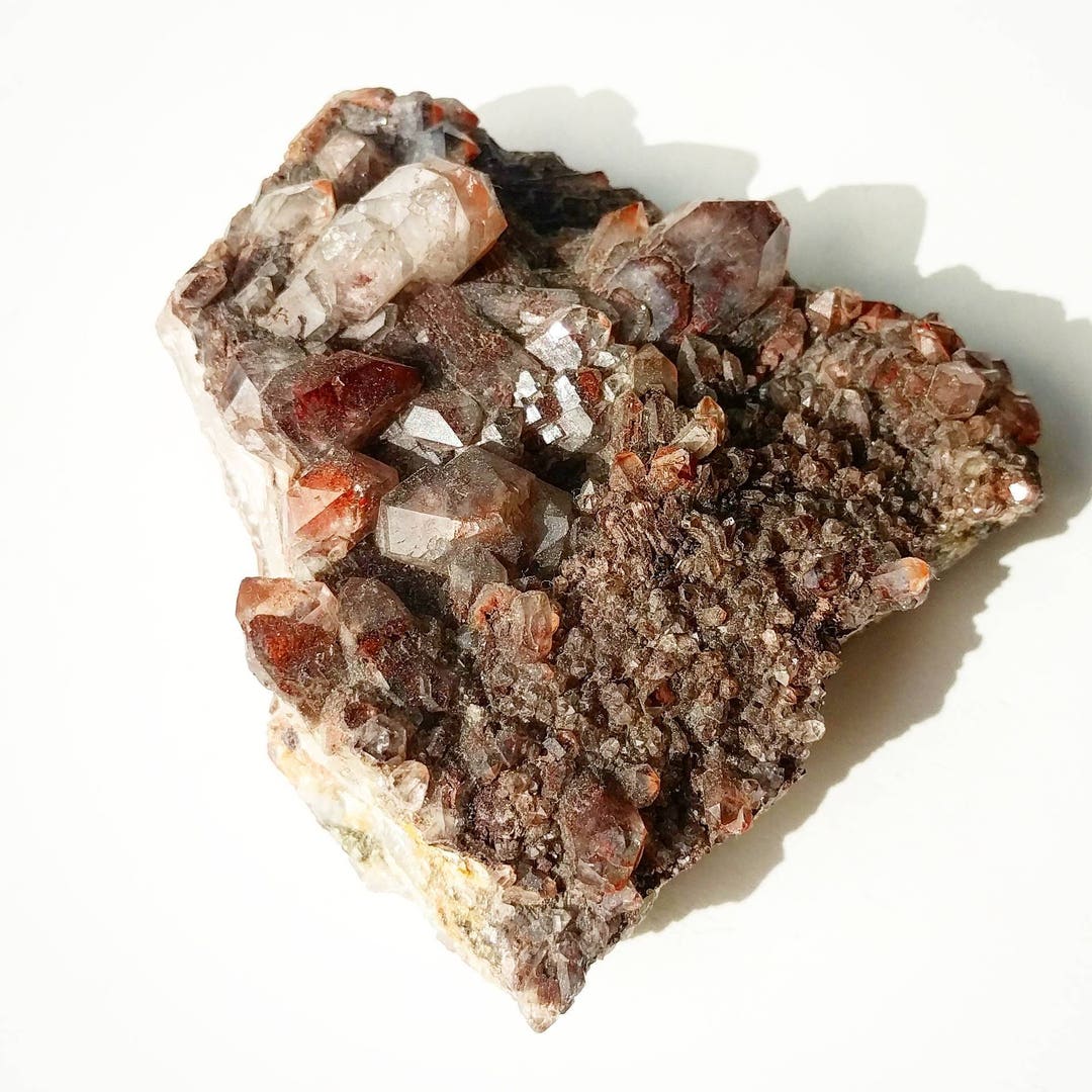 Mauve Quartz Cluster 3.1 Raw Purple Quartz Crystal, Large Red Crystal ...