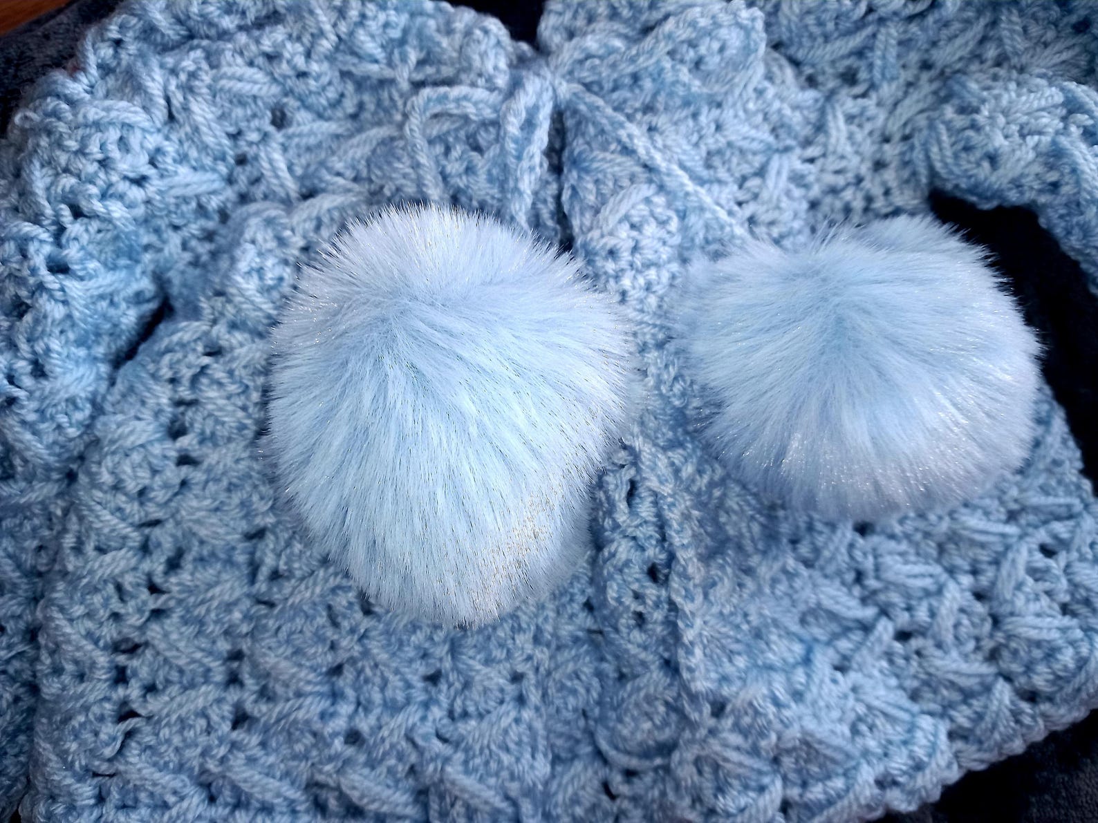 Handmade Baby Blue Crochet Baby Pram Set - Etsy