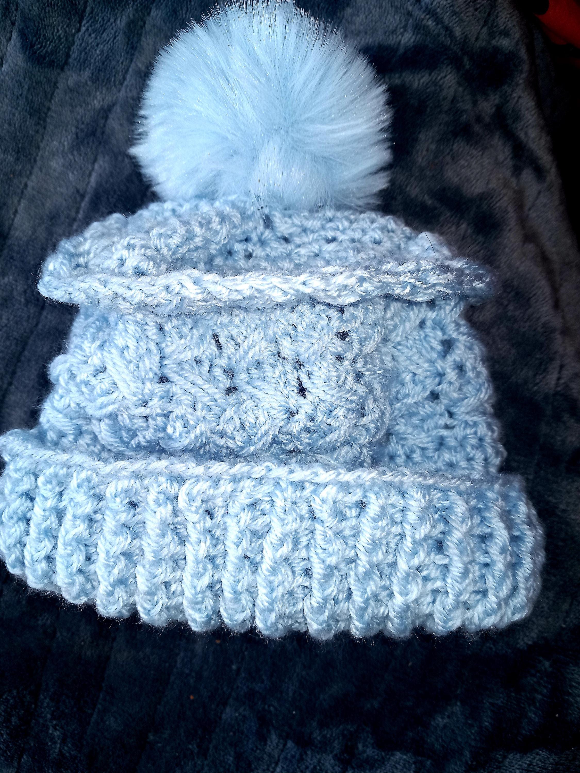 Handmade Baby Blue Crochet Baby Pram Set - Etsy