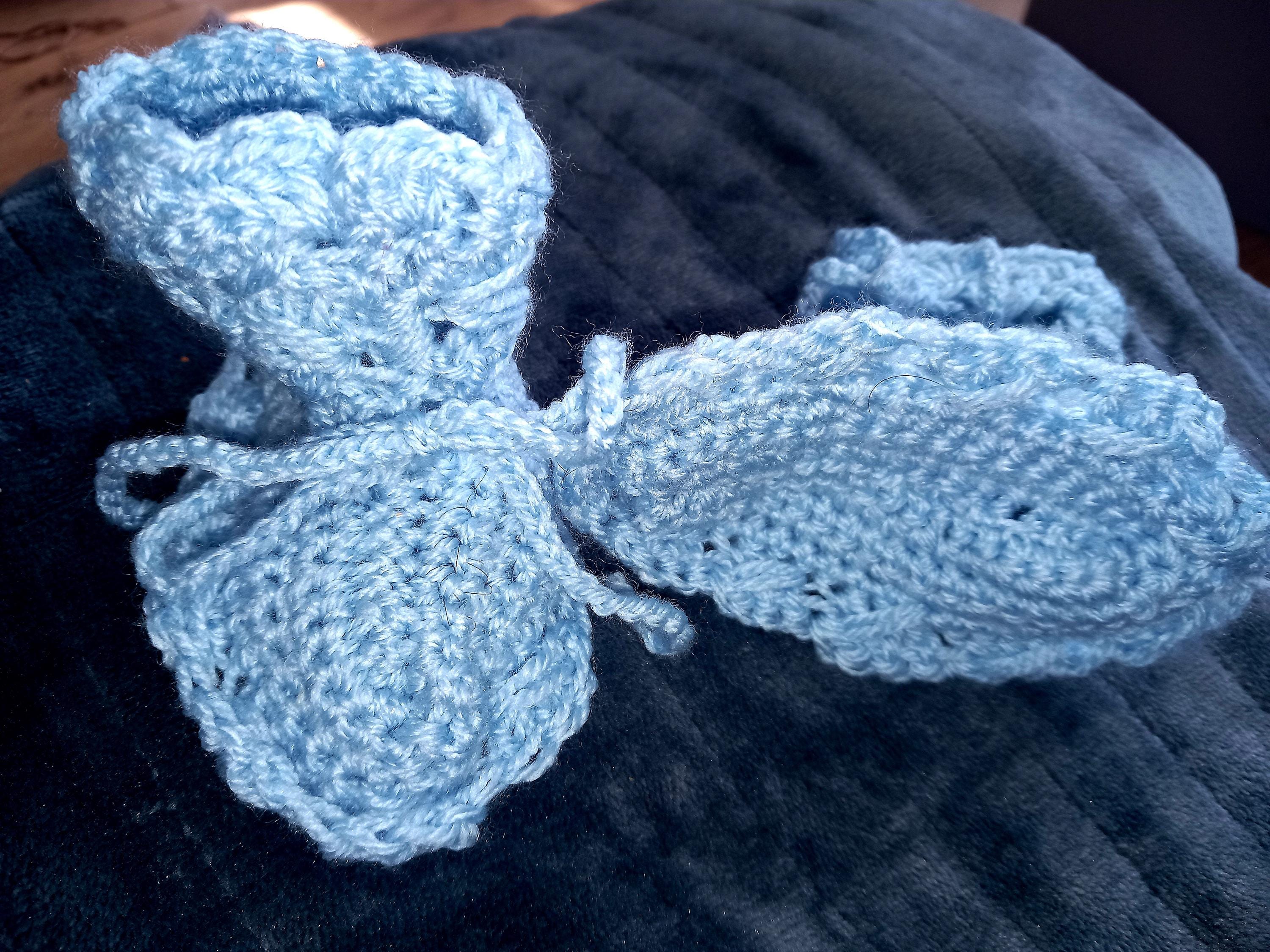 Handmade Baby Blue Crochet Baby Pram Set - Etsy