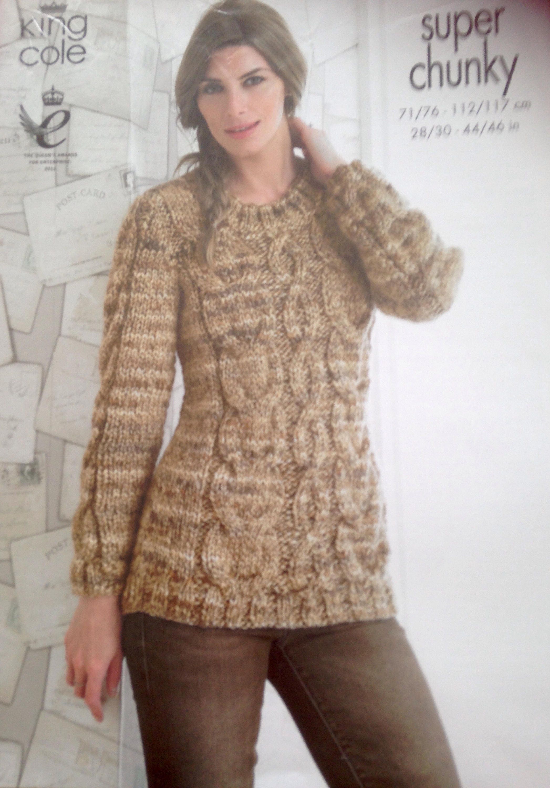 Super Chunky Sweater Pattern - Etsy