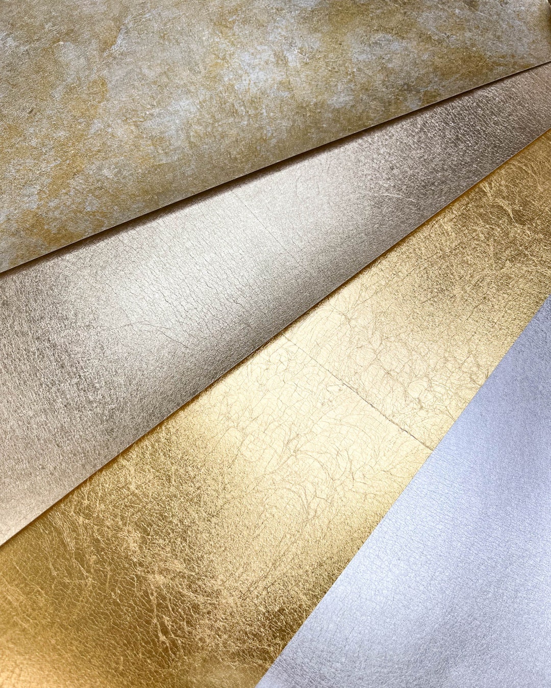Metallic Papers Set of 4 / Artist Paper / Painting Paper / Gold Paper ...