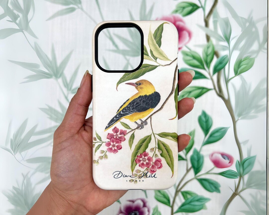 Golden Oriole Chinoiserie Phone Cover/ Chinese Style Birds and Tree ...