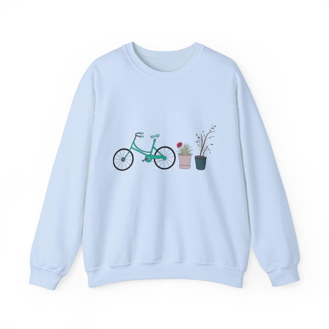 Cups, Bikes, and Blooms Sweater - Etsy