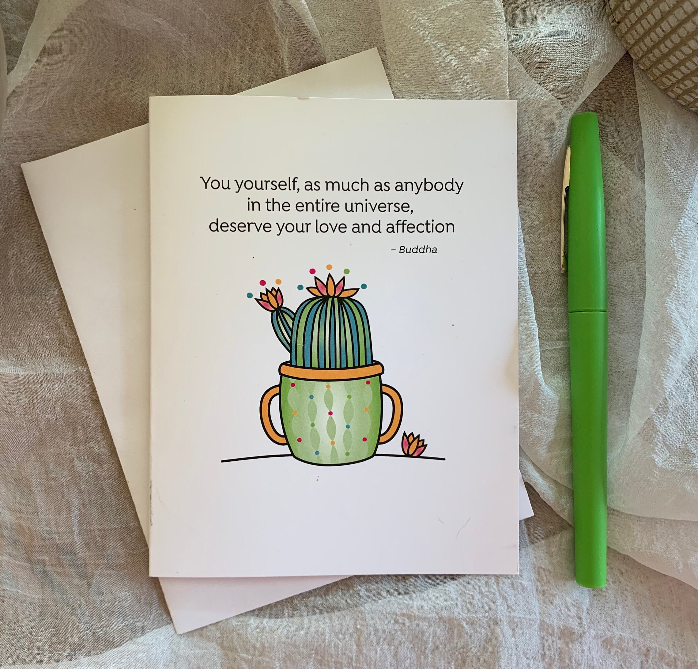 Good Thoughts for You Card Motivational Card Thinking Of You Card for ...