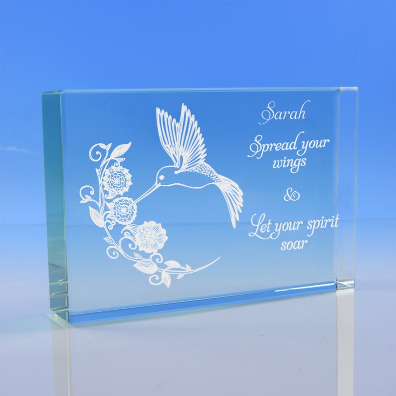 Hummingbird Gift Paperweight Personalised Gift for Her | Etsy