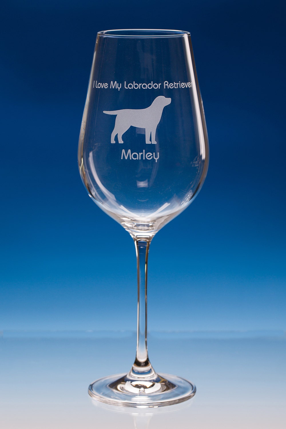 Labrador Dog Personalised Gift Labrador Wine Glass Labrador - Etsy