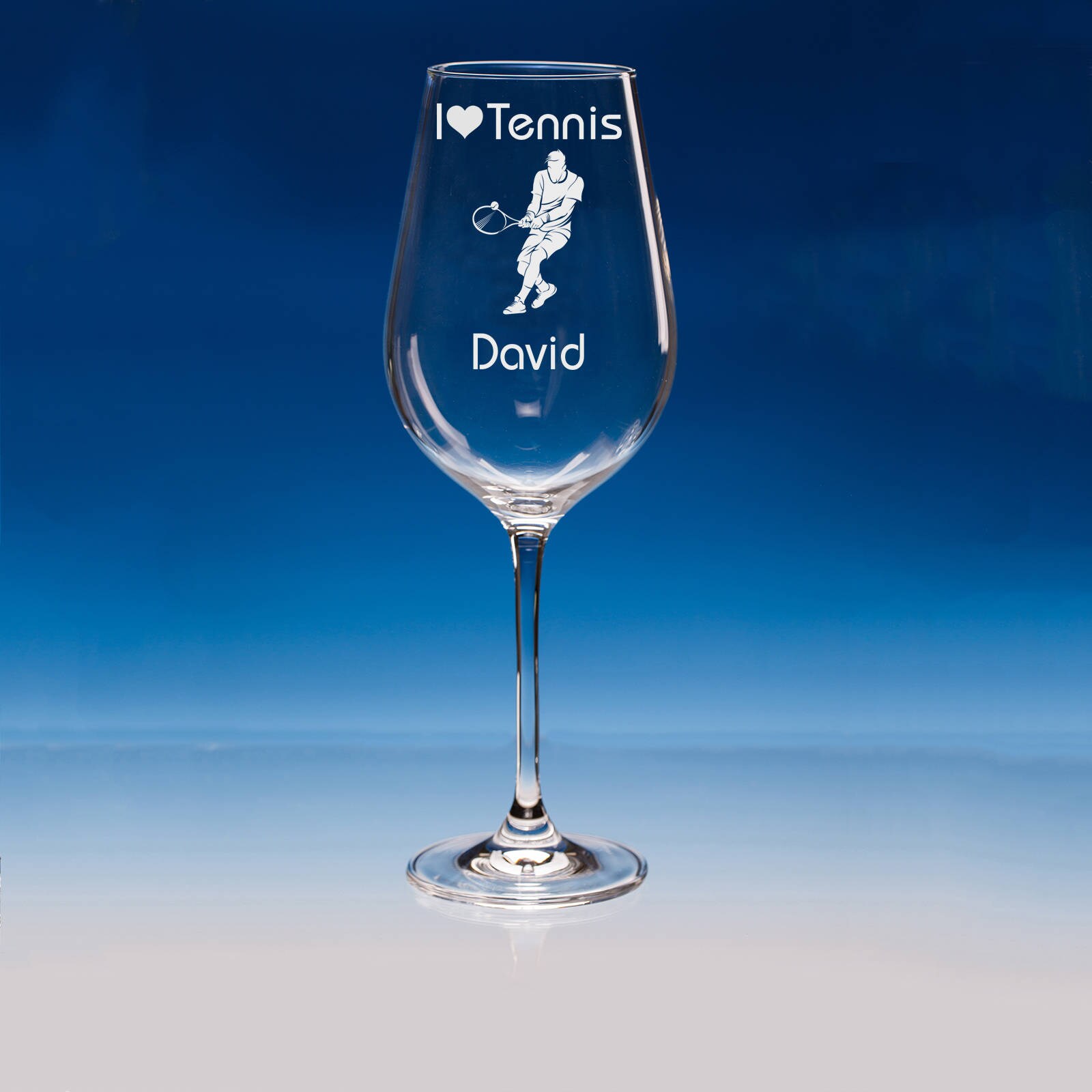 Tennis Wine Glass Personalised Glass Wimbledon Lover Gift | Etsy