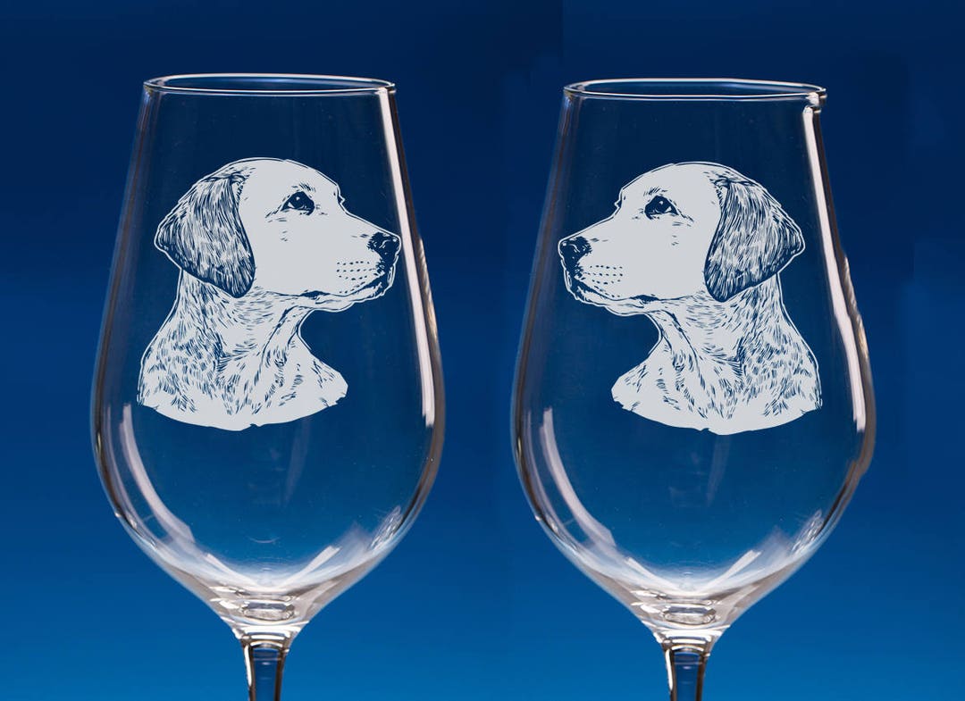Labrador Wine Glasses, Set of 2, Labrador Retriever, Labrador Gift ...