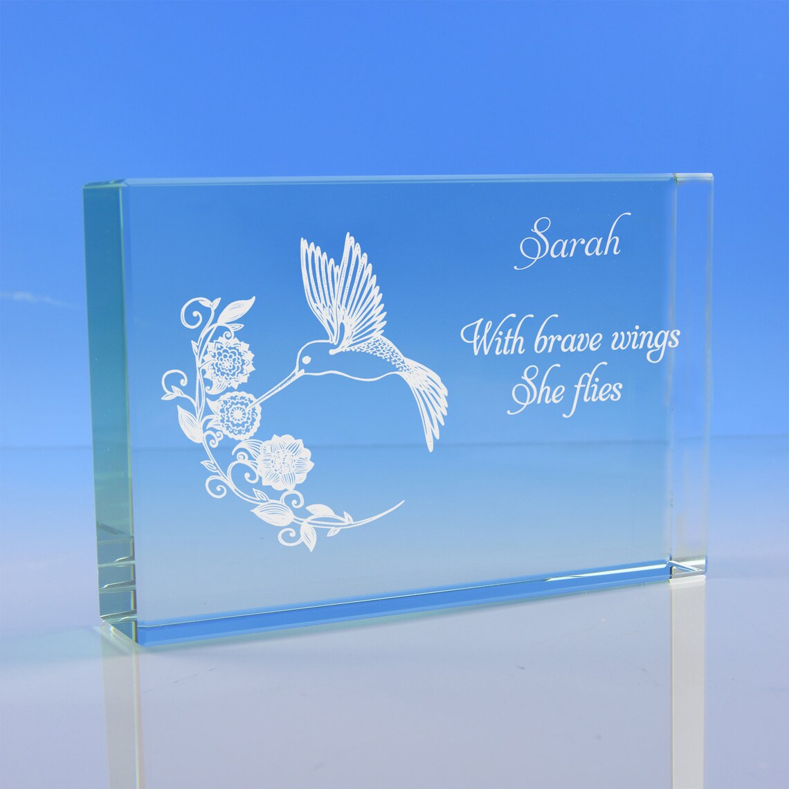 Hummingbird Gift Paperweight Personalised Gift for Her | Etsy