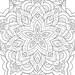 Mandala Coloring Page. Zen Coloring Pages. Printable Doodle Coloring ...