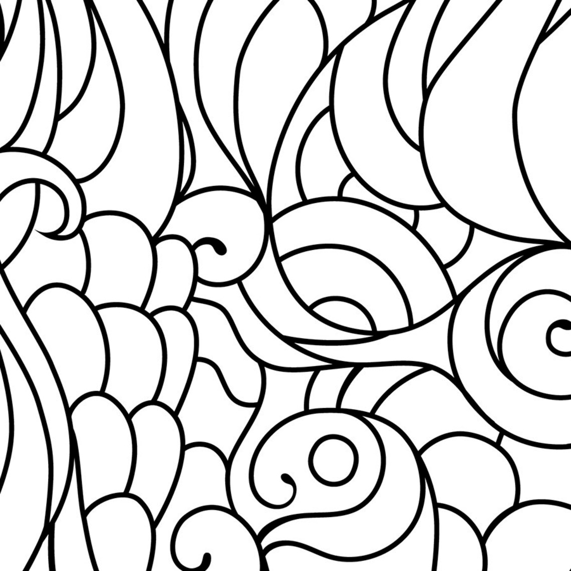 Zen coloring page. Zen doodle coloring. Doodle art coloring. | Etsy