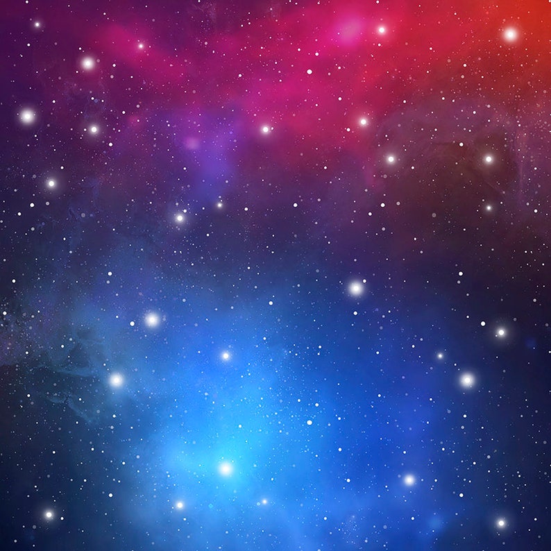 Instant Download Blue Cosmic Background. Outer Space Pictures. Galaxy ...