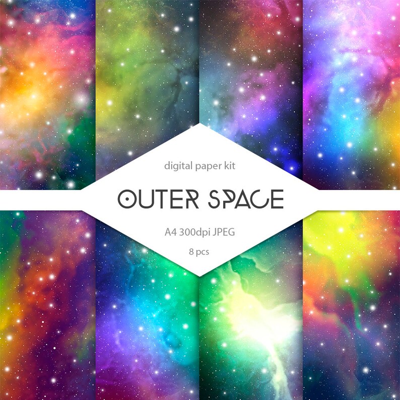 Nebula Background. Universe Background. Galaxy Background Scrapbooking ...