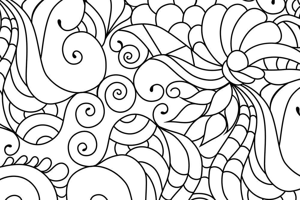 15 Zentangle Doodle Art Coloring. Zen Coloring Page. Zen Doodle ...