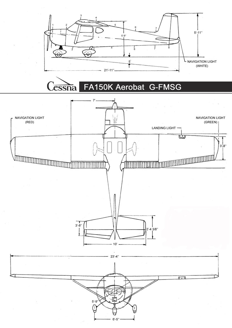 Personalised Technical Plane Drawing - Etsy