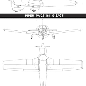Personalised Technical Plane Drawing - Etsy