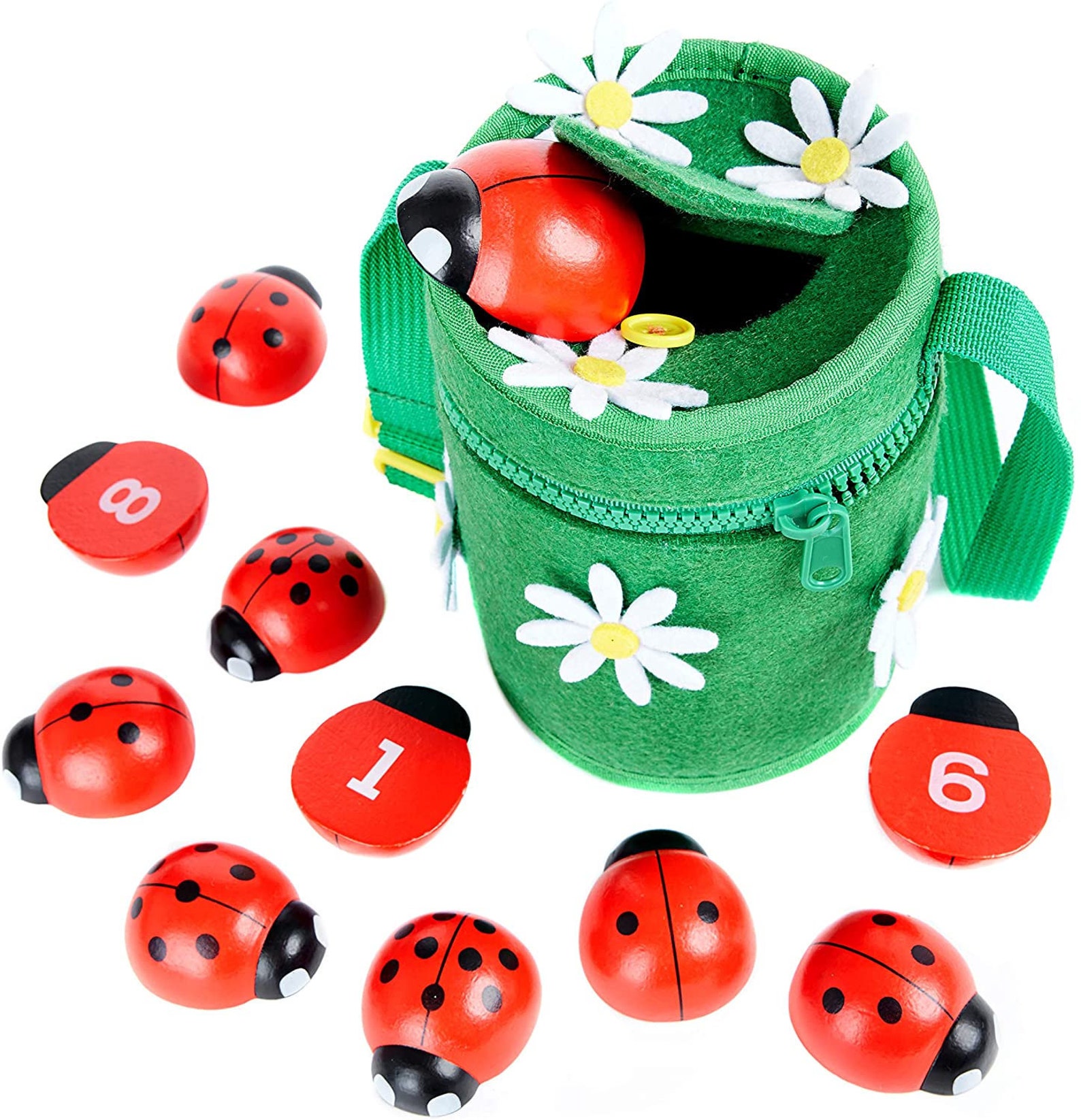 Comptage des coccinelles Montessori Compter les jouets pour | Etsy France