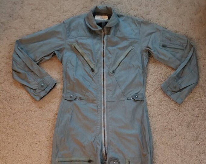 Vintage Military K2B Flight Suit Vietnam Era 1968 Small Long Very Light ...