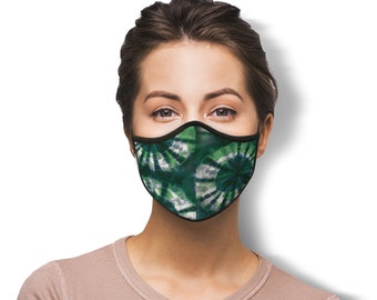 Green Spiral Mask - Etsy
