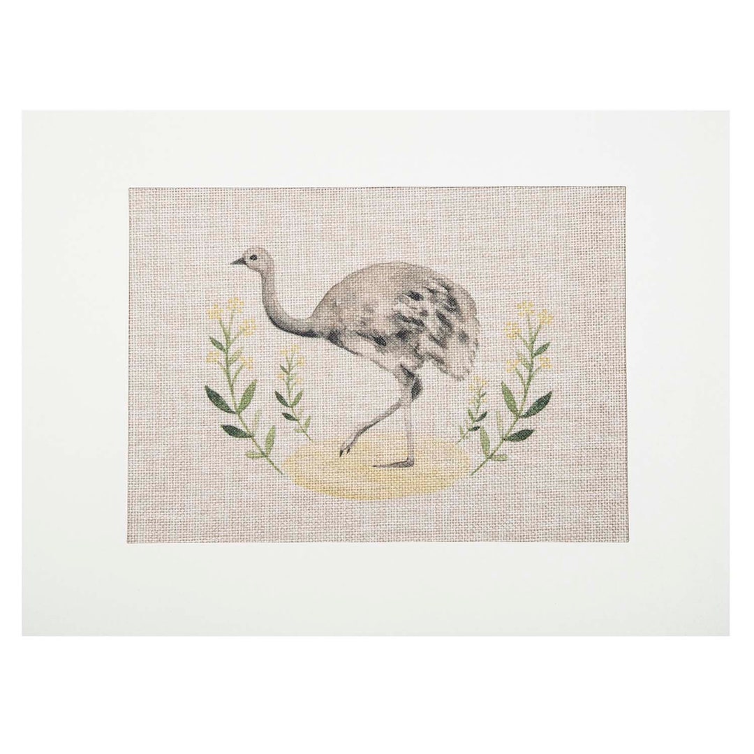 Rhea Embroidery Pattern, Watercolor Illustration, Design Pattern ...