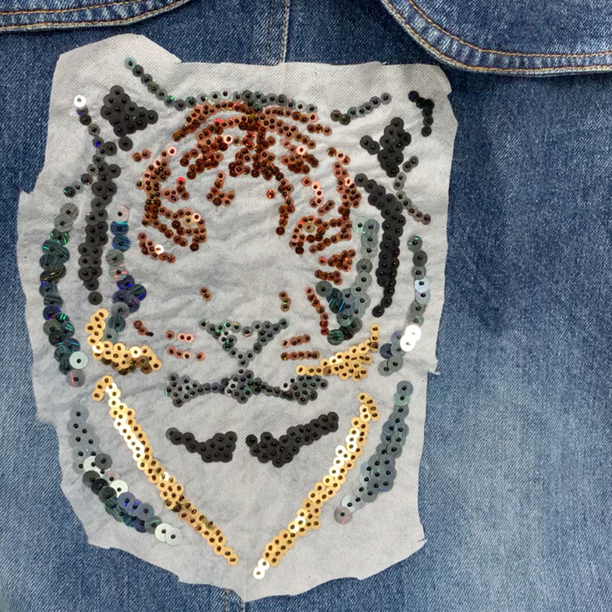 Tiger Water Soluble Patch, Embroidery Pattern, Martín Embroider, Water ...