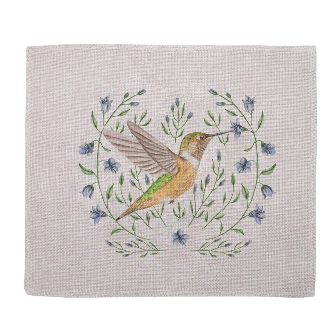 Rufous Hummingbird Embroidery Kit, Beginner Embroidery, Stitch Sampler ...