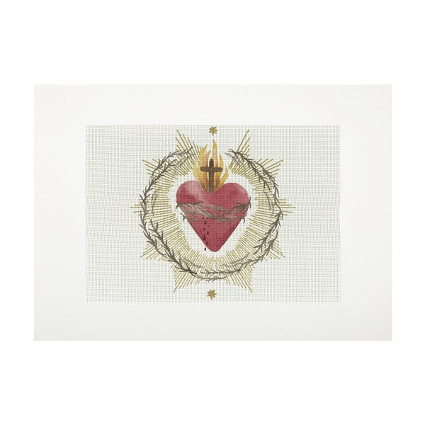Sacred Heart Pattern - Etsy