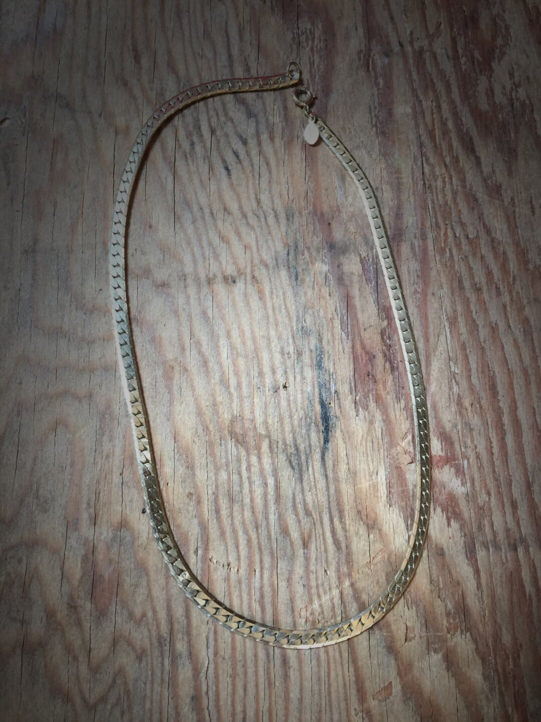 Vintage Avon Simple Gold Chain Necklace - Etsy