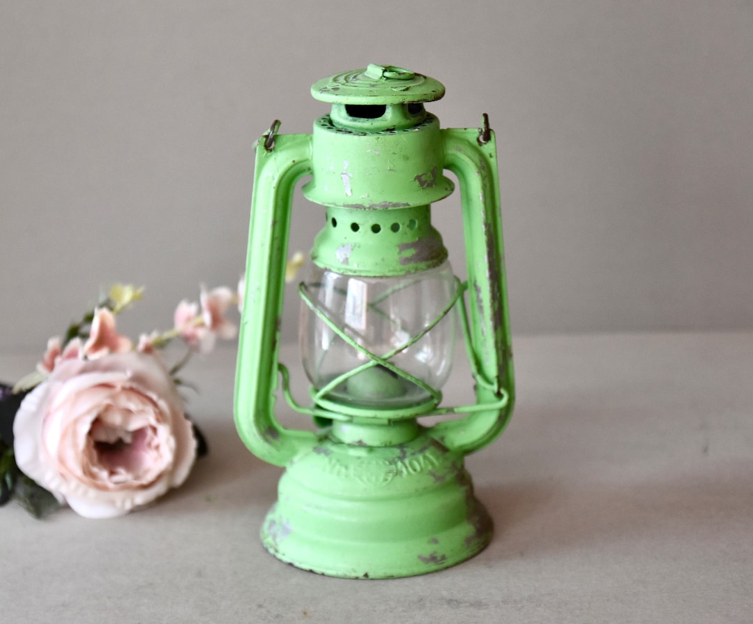 Vintage Gasoline Lantern - BAT Camping Equipment Rustic Decor Vintage ...