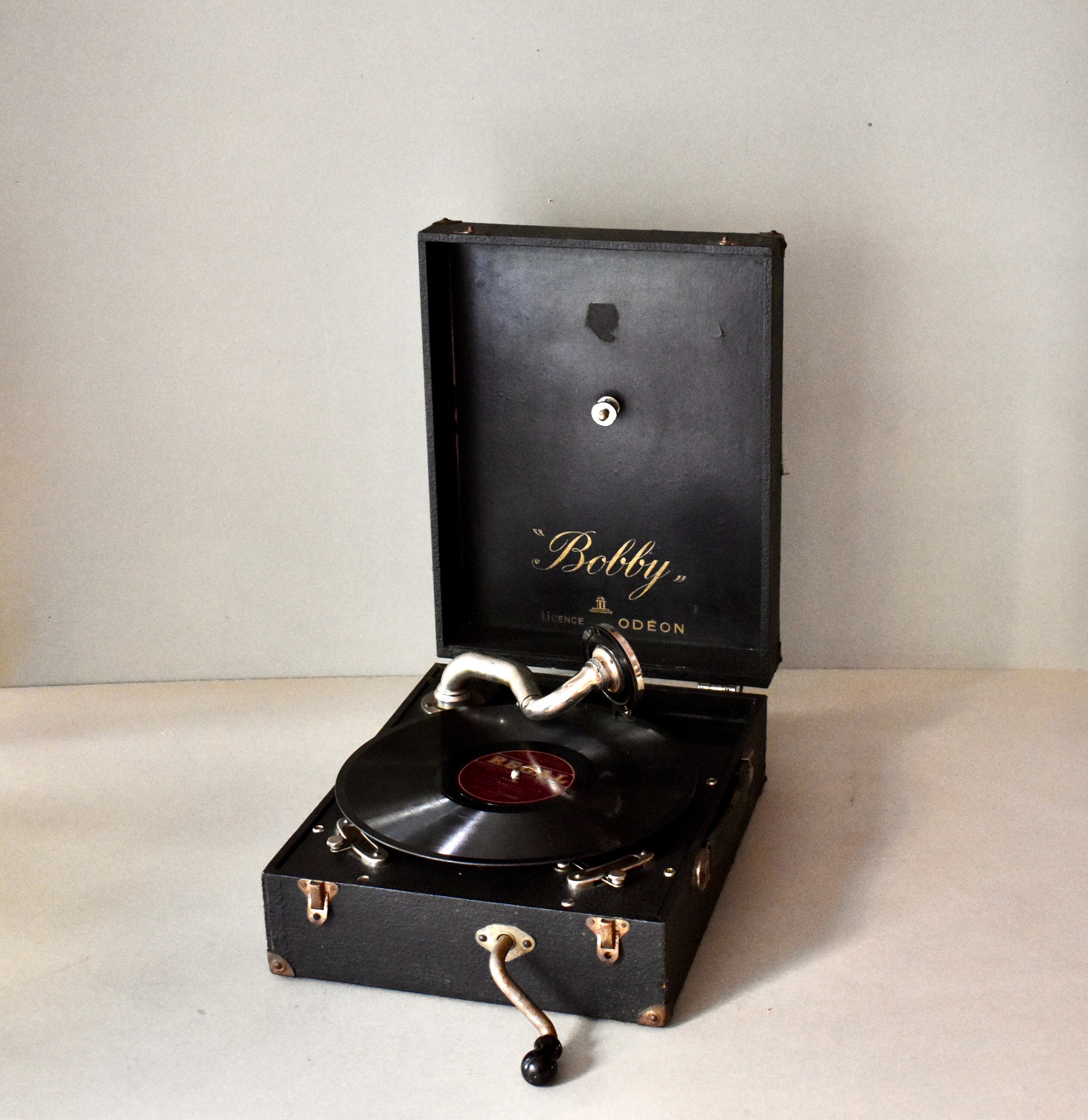 Antique Gramophone Bobby Odeon Mechanical Pantograph Collectable ...