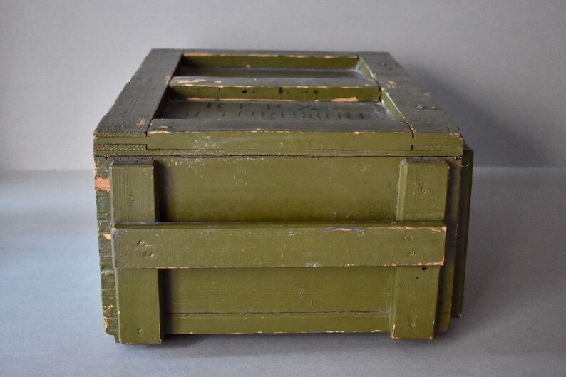Vintage Wooden Military Box Bulgarian Army Wooden Box Collectable Army ...