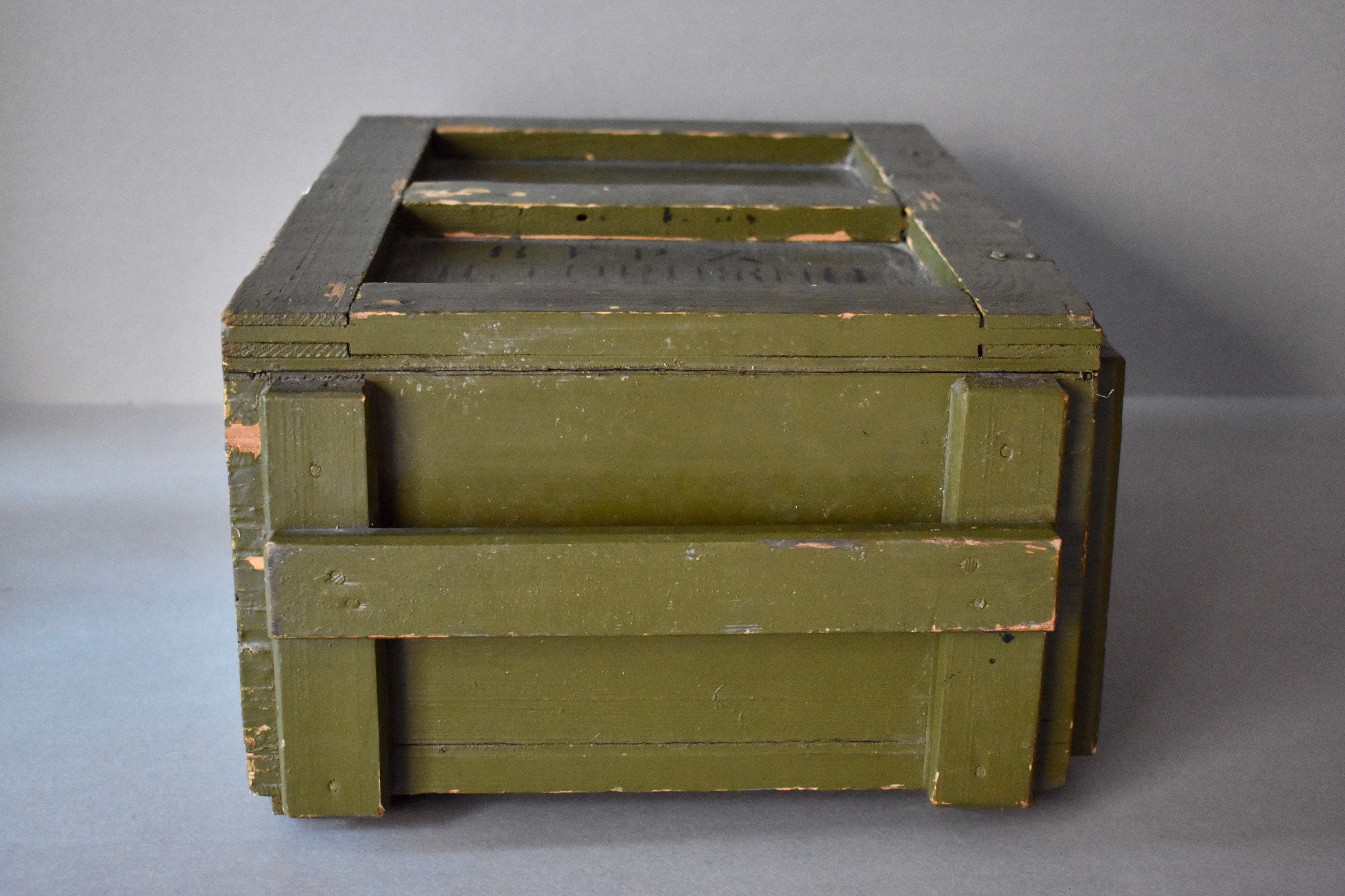 Vintage Wooden Military Box Bulgarian Army Wooden Box - Etsy