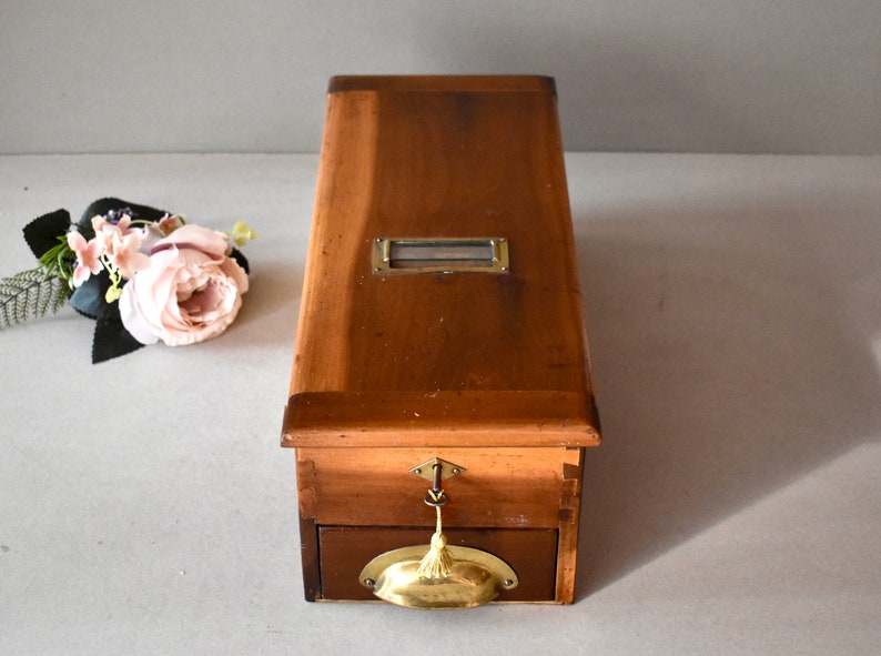 Antique Wooden Cash Register Box Victorian Cash Box Liverpool - Etsy