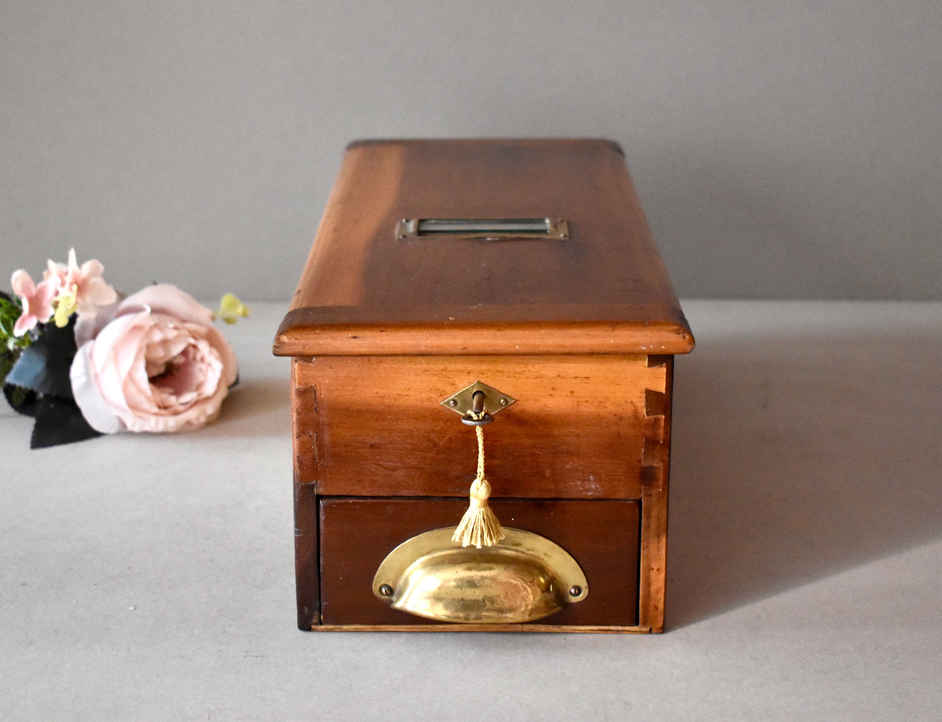 Antique Wooden Cash Register Box Victorian Cash Box Liverpool - Etsy