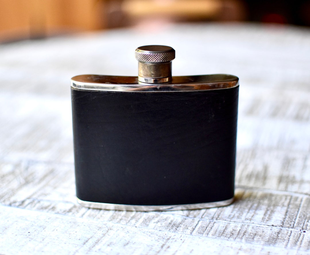 Vintage Flask Bottle in Leather Vintage Flask Hunting Gift Drink Bottle - Etsy