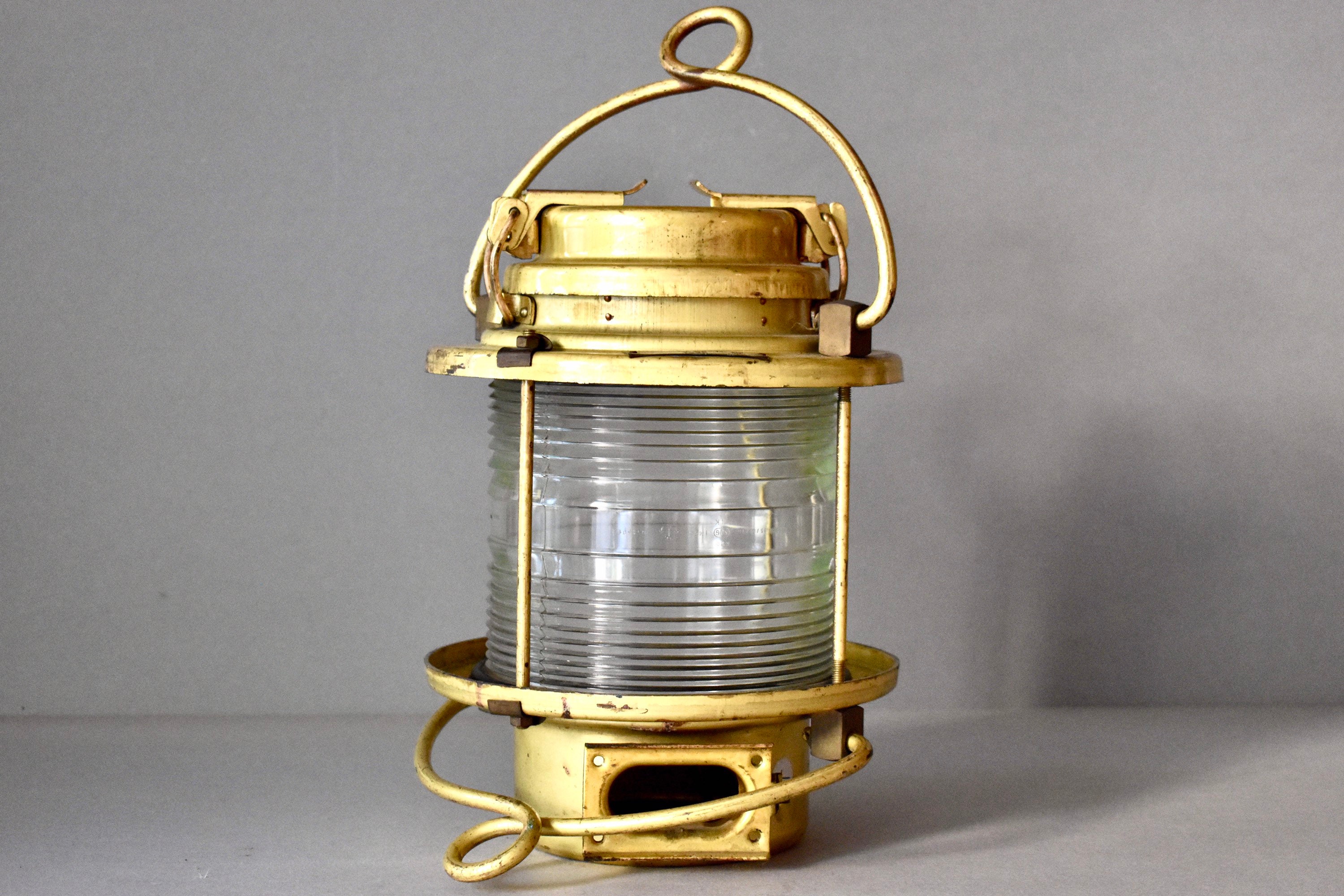 Vintage Polish Ship Lantern: Heavy Nautical Decor, 1980s - Etsy