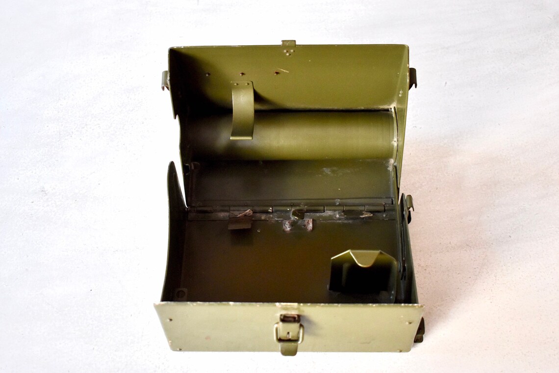 Vintage Military Metal Box Industrial Decor Soviet Army - Etsy